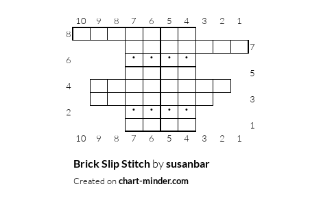 Brick Slip Stitch by susanbar | Chart Minder