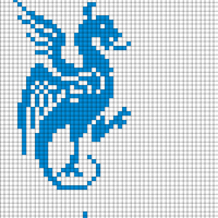 Heraldic dragons by Rebecca | Chart Minder