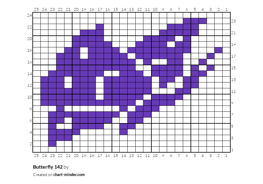 Butterfly 142 by Rebecca | Chart Minder