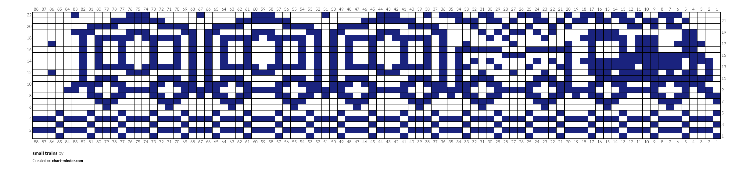 small trains by susan dempster | Chart Minder