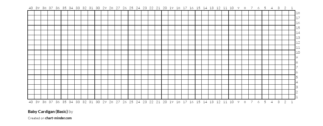 Baby Cardigan (Basic) by Kiera-Lee Hayes | Chart Minder