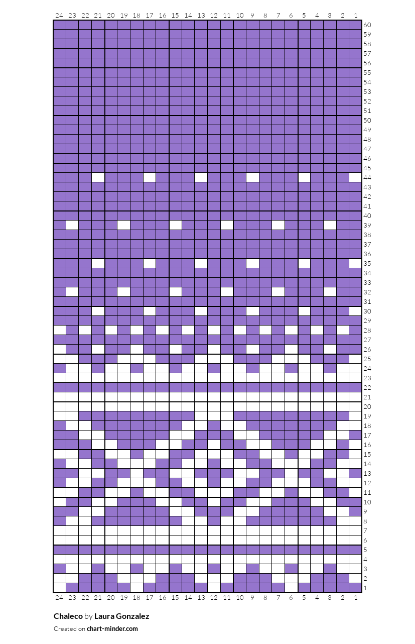 Chaleco by Laura Gonzalez | Chart Minder