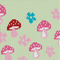 mushroom forest by Elisa | Chart Minder
