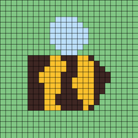 Bee Square by Hailey Jordan | Chart Minder