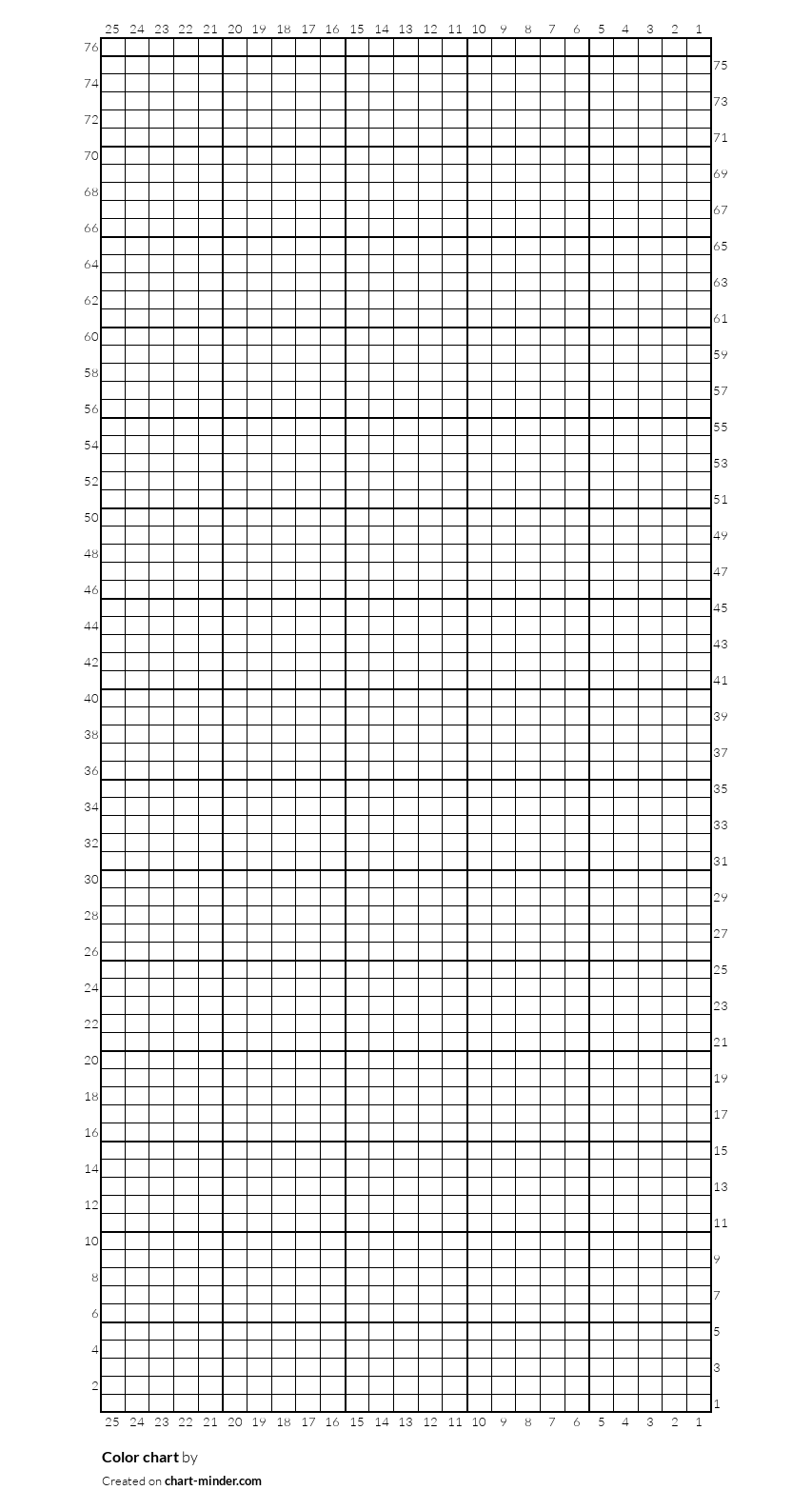 Color Chart By PetronellaK Chart Minder