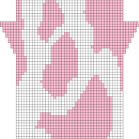 Cow socks by woah | Chart Minder