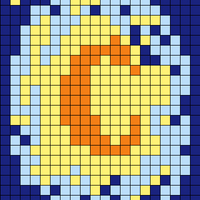 starry night moon by megcarys | Chart Minder