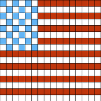 Copy of American Flag by Cynthia J Cooper | Chart Minder