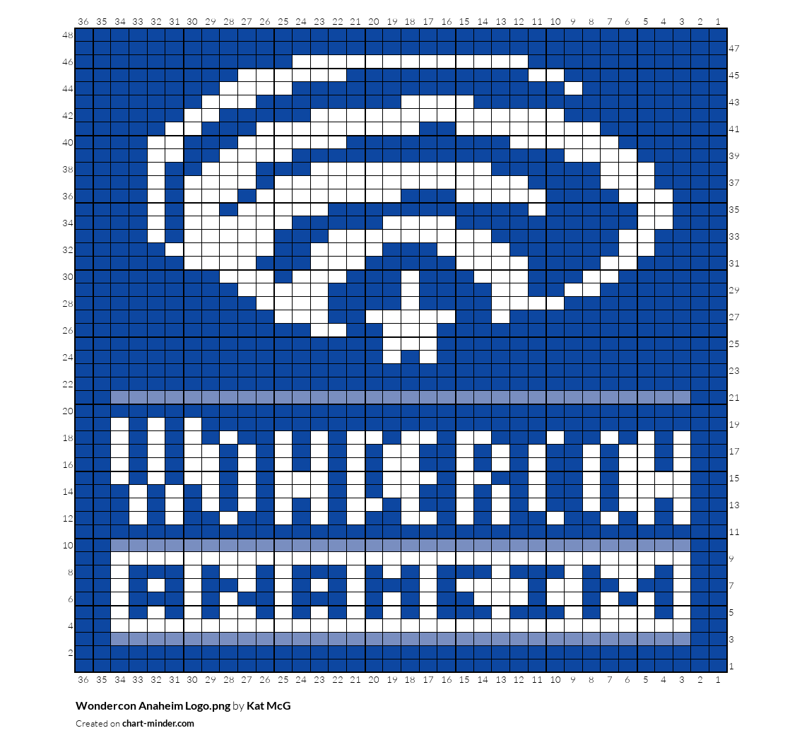 Wondercon Anaheim Logo.png by Kat McG | Chart Minder