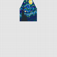 starry night cardigan by Maria | Chart Minder