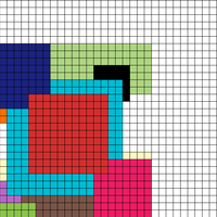 asymmetric squares by Zora Godard | Chart Minder