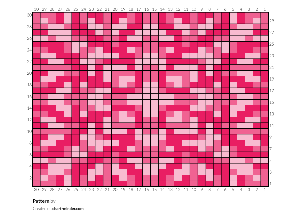 Pattern by Tamsin Robinson | Chart Minder