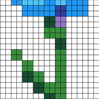 Minecraft Cornflower by celina | Chart Minder