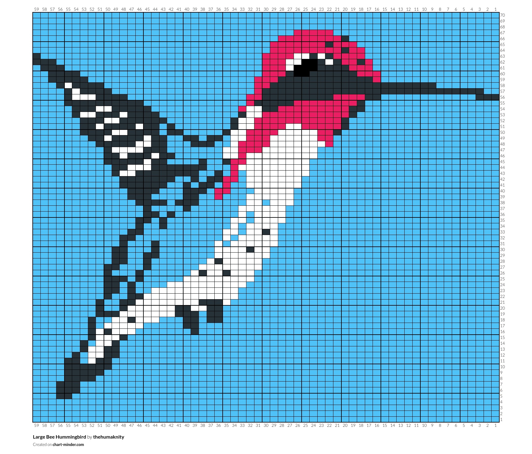 Large Bee Hummingbird by thehumaknity | Chart Minder