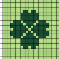 4 leaf clover by Merinobae | Chart Minder
