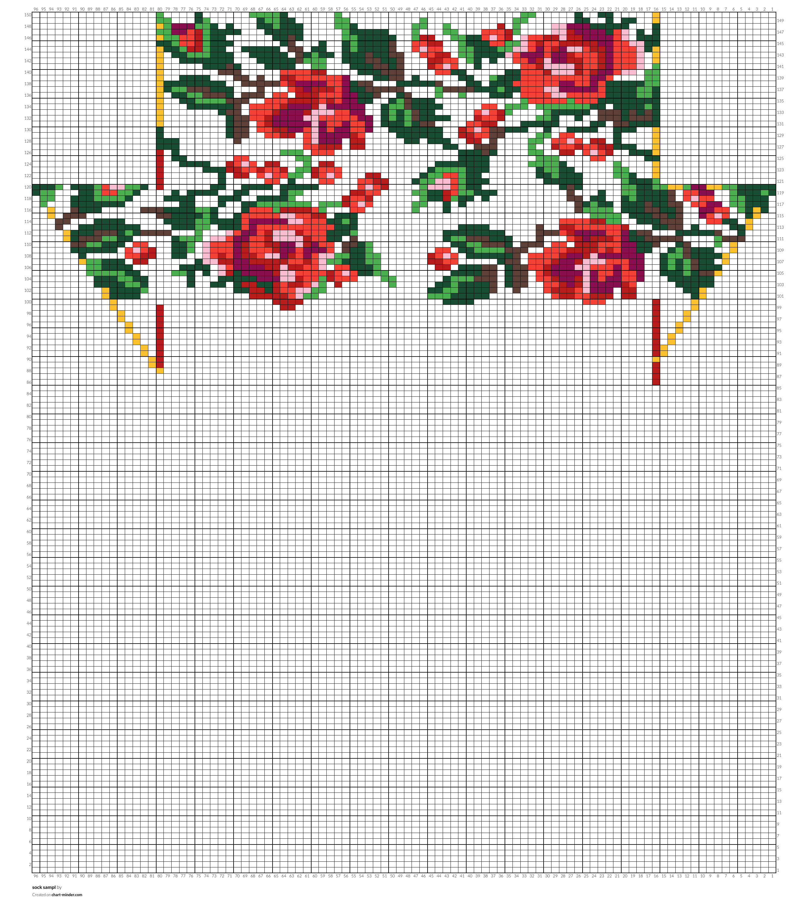 Sock Sampl By Cinnashark Chart Minder 