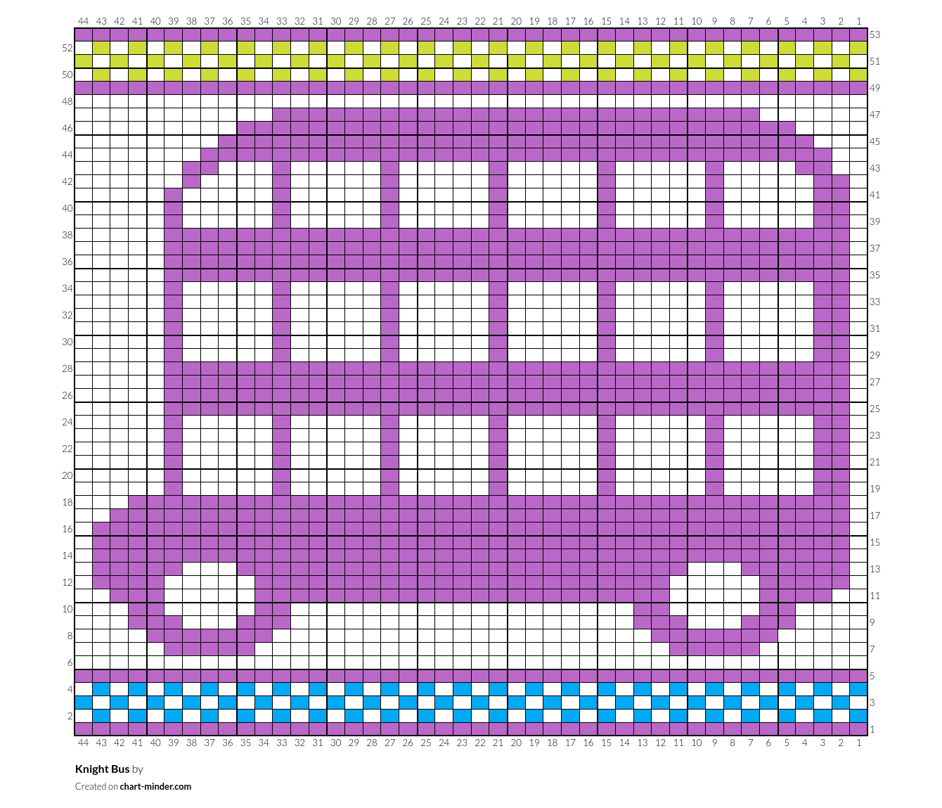 Knight Bus by Debra Reynolds | Chart Minder
