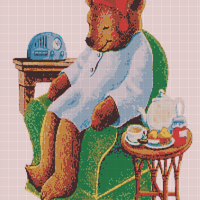 Copy of sleepy time tea bear by K | Chart Minder