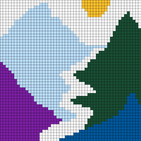 Mountain scenery by Georgia Fields | Chart Minder