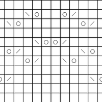 Dog Paw Lace Chart by Aubbles01 | Chart Minder