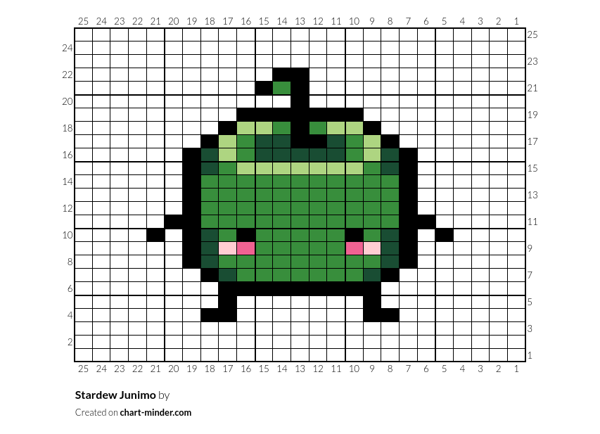 Stardew Junimo by Alyssa | Chart Minder