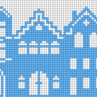 House Dressing Colourwork Chart by kitsunerei | Chart Minder