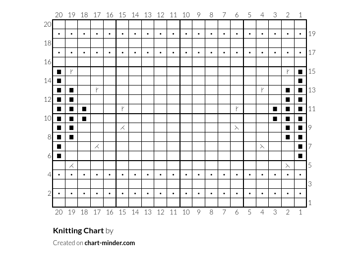 Knitting Chart by Enylia | Chart Minder