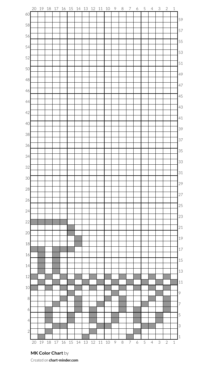 MK Color Chart by Superman677983 | Chart Minder