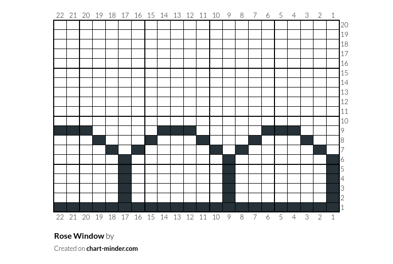 Rose Window by Mameshiba | Chart Minder