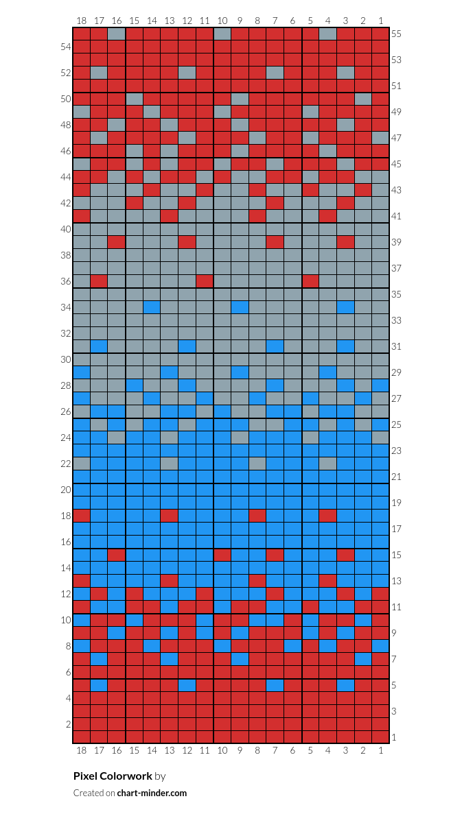 Pixel Colorwork by septicidal | Chart Minder