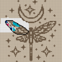 Copy of dragonfly alpha pattern.jpg by zeldableu | Chart Minder
