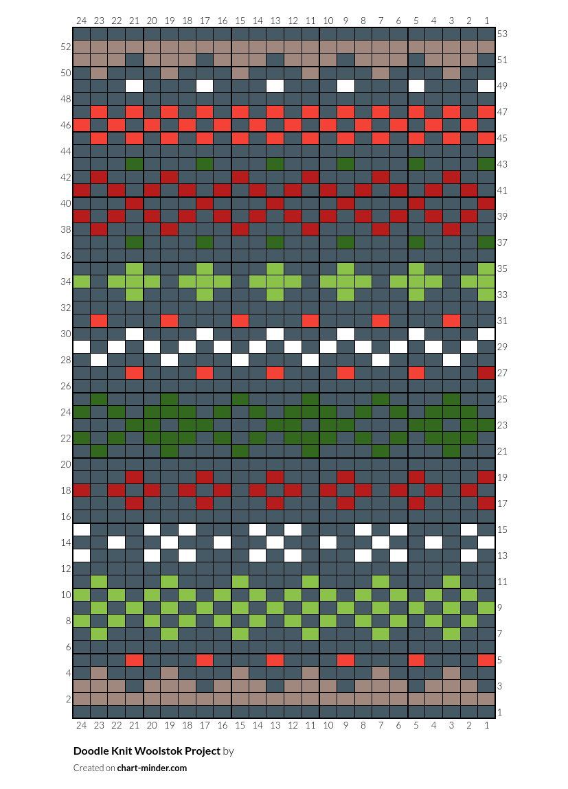 Doodle Knit Woolstok Project by Smar1903 | Chart Minder