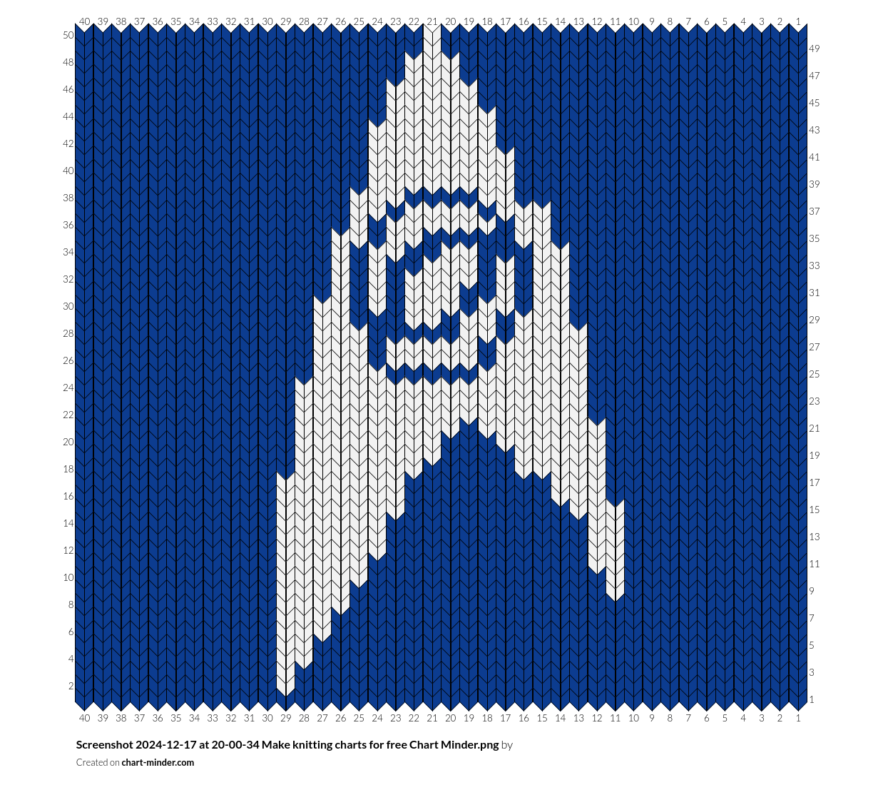 Screenshot 2024-12-17 at 20-00-34 Make knitting charts for free Chart ...