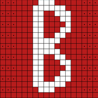 Letra B by Artelara | Chart Minder