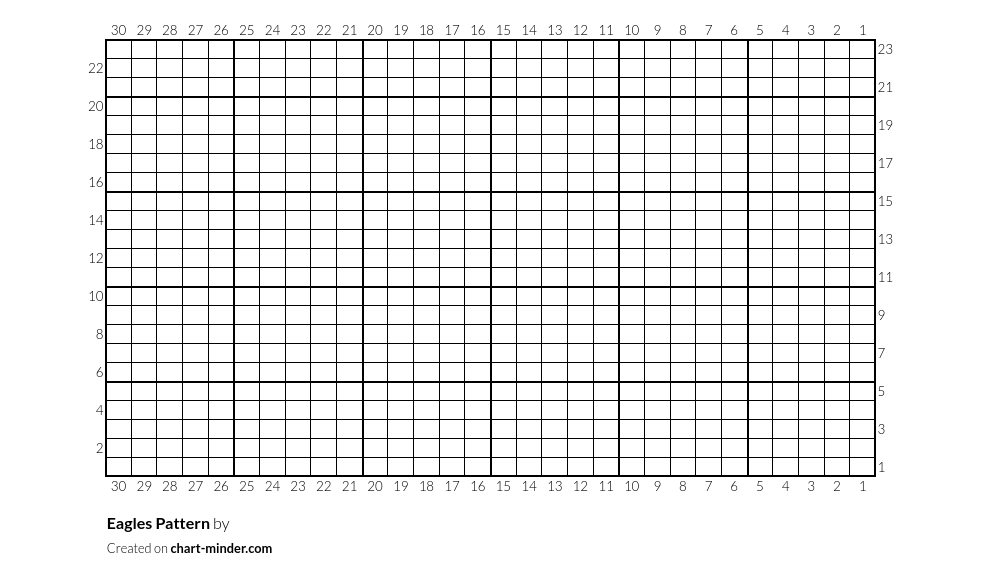 Eagles Pattern by Mary | Chart Minder