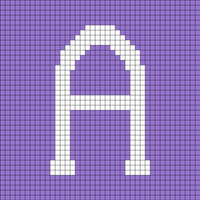 Letra A by amiboada | Chart Minder