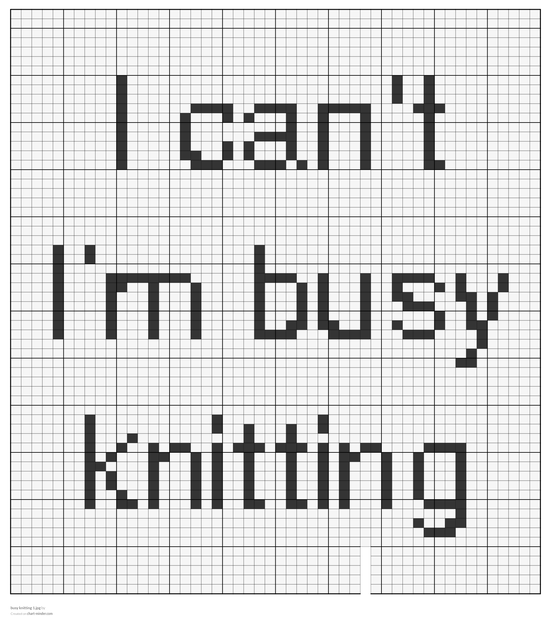 busy knitting 1.jpg by aubriejoyb | Chart Minder