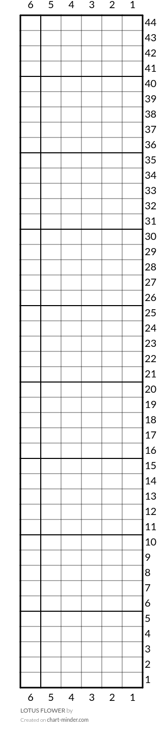 LOTUS FLOWER by hawthorngrove | Chart Minder