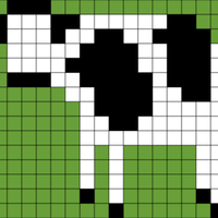 cow pattern by elsaldv | Chart Minder
